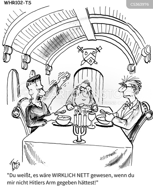 Cartoons und Karikaturen mit Nazi-geschichte