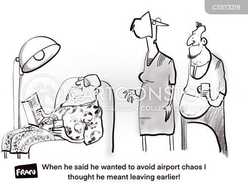 Travel Problems Cartoons and Comics - funny pictures from CartoonStock