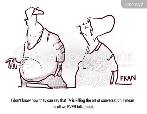 Art Of Conversation Cartoons and Comics - funny pictures from CartoonStock