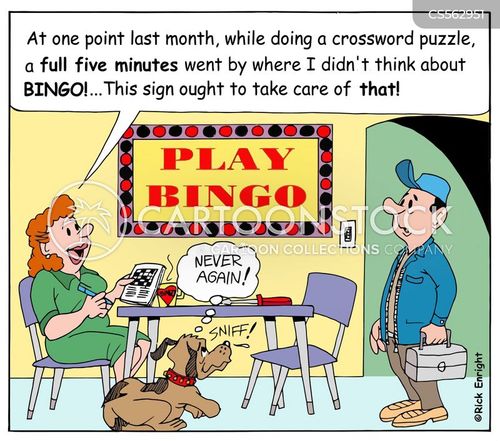 Bingo Cartoons and Comics - funny pictures from CartoonStock