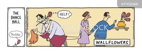 Wallflower Cartoons and Comics - funny pictures from CartoonStock
