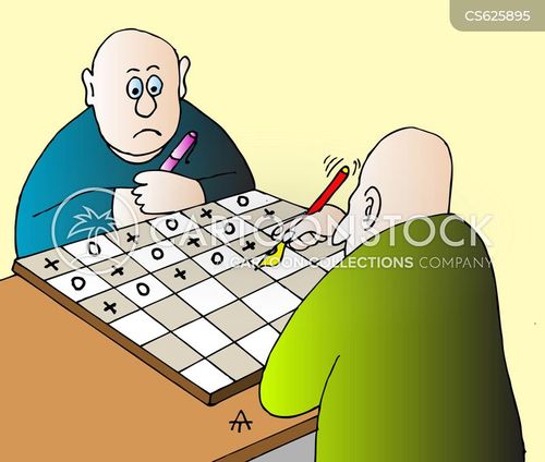 Tic Tac Toe Games Cartoons and Comics - funny pictures from CartoonStock