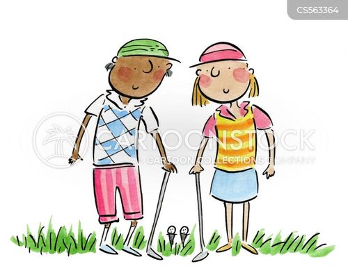 Couple Golfing Cartoons and Comics - funny pictures from CartoonStock
