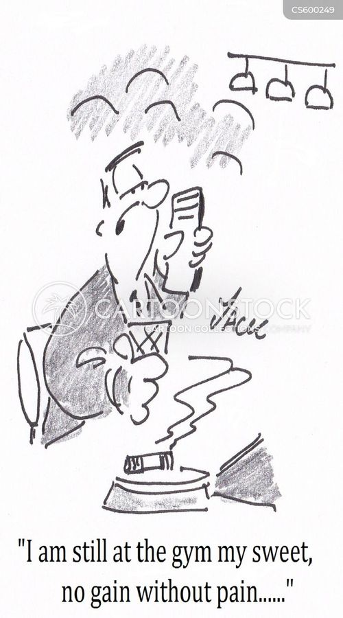 Exercise Commitment Cartoons and Comics - funny pictures from CartoonStock