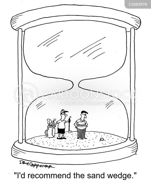 Sand Wedge Cartoons and Comics - funny pictures from CartoonStock