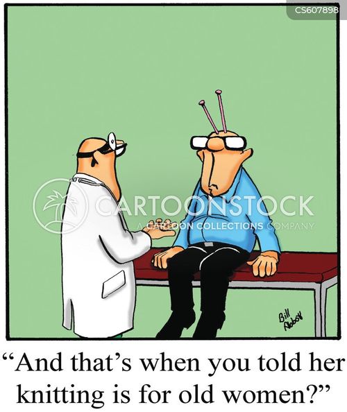 Knitting Cartoons and Comics - funny pictures from CartoonStock