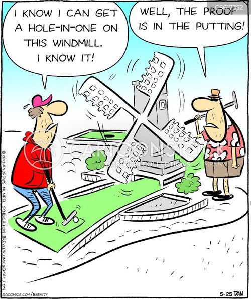Mini Golf Cartoons and Comics - funny pictures from CartoonStock