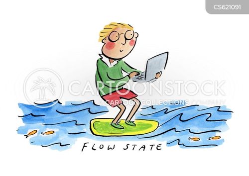 Flow State Cartoons and Comics - funny pictures from CartoonStock