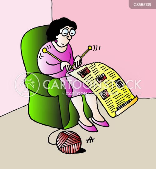 World Of Knitting Cartoons and Comics - funny pictures from CartoonStock