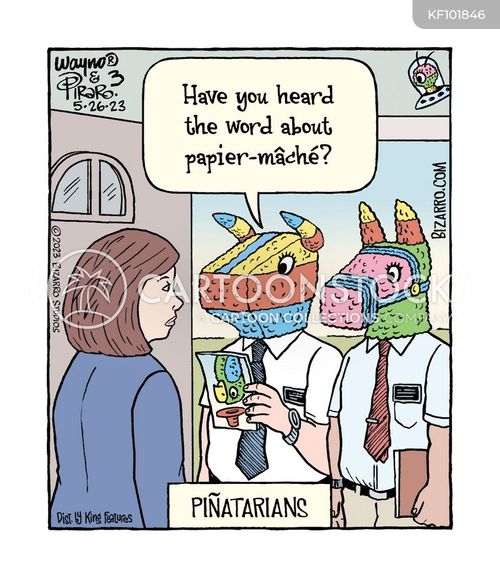 Door-to-door Visits Cartoons and Comics - funny pictures from CartoonStock