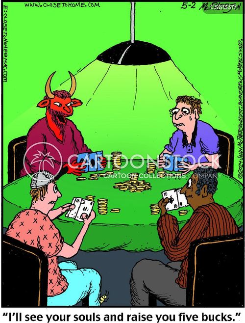 Otherworldly Bet Cartoons and Comics - funny pictures from CartoonStock