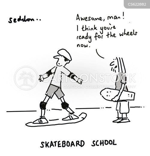 Skateboard Deck Cartoons and Comics - funny pictures from CartoonStock