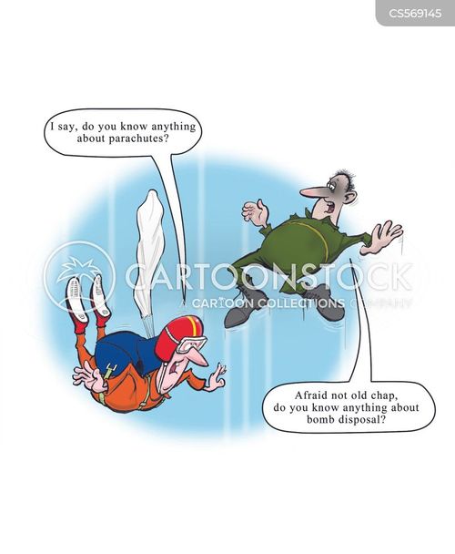 Parachute Cartoons and Comics - funny pictures from CartoonStock
