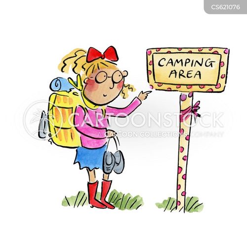 Camping Cartoons and Comics - funny pictures from CartoonStock