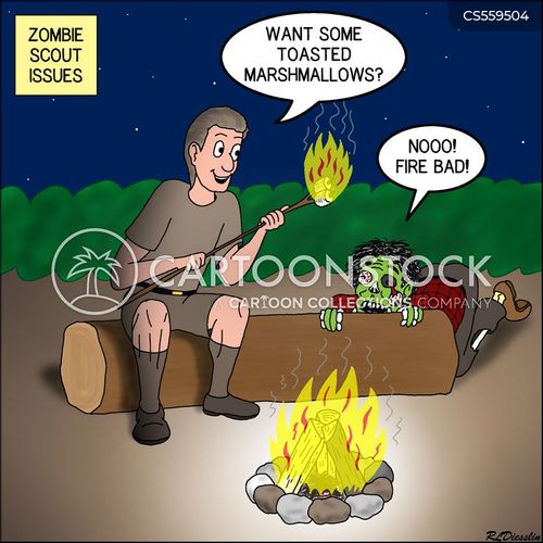 Zombie Walk Cartoons and Comics - funny pictures from CartoonStock