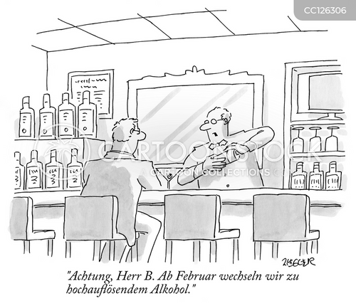 Cartoons und Karikaturen mit Definition