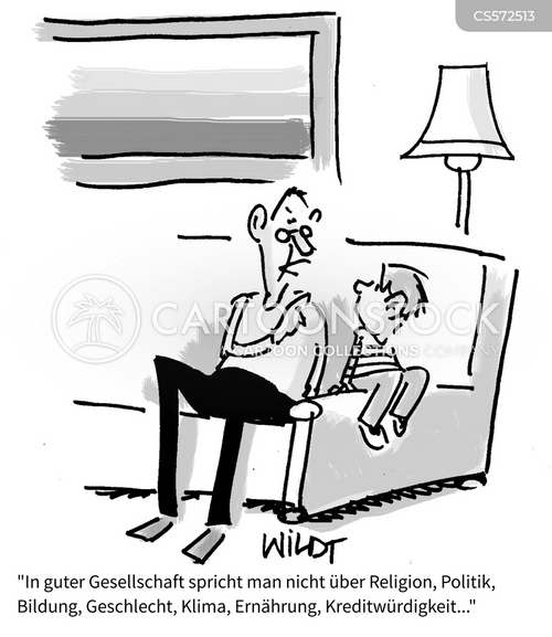 Cartoons und Karikaturen mit Höflich