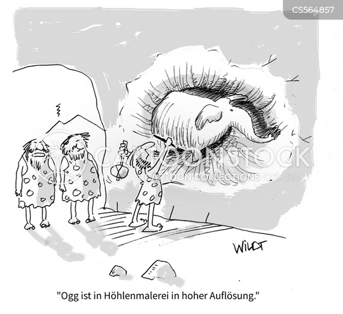 Cartoons und Karikaturen mit High-def
