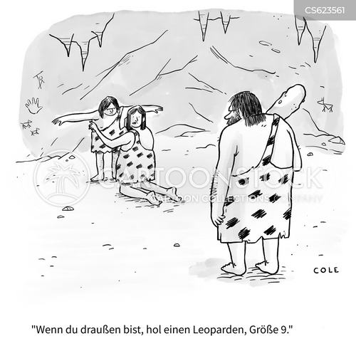 Cartoons und Karikaturen mit Primitive Sprache