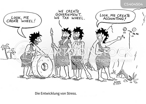 Cartoons und Karikaturen mit Evolution Der Gesellschaft