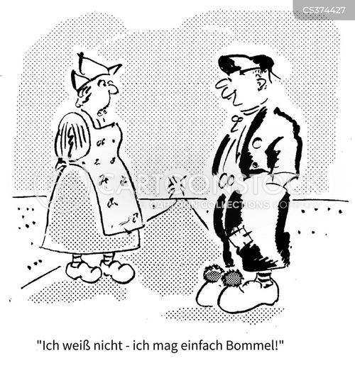 Cartoons und Karikaturen mit Bommel