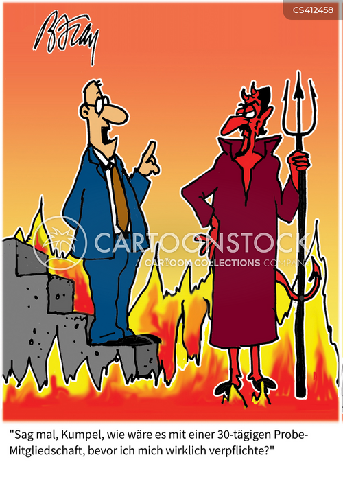 Cartoons und Karikaturen mit Probe-mitgliedschaft
