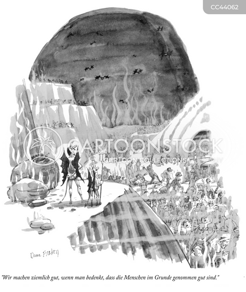 Cartoons und Karikaturen mit Christlich