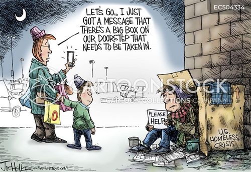 Homeless Holiday Cartoons and Comics - funny pictures from CartoonStock