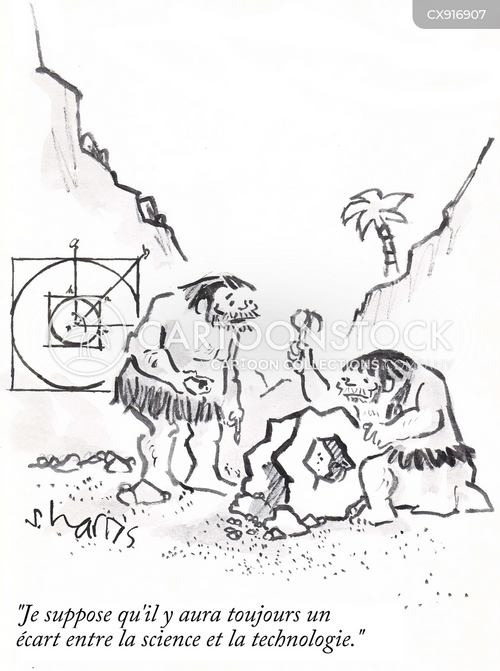 Dessins humoristique et caricaturés avec Avancements Technologiques