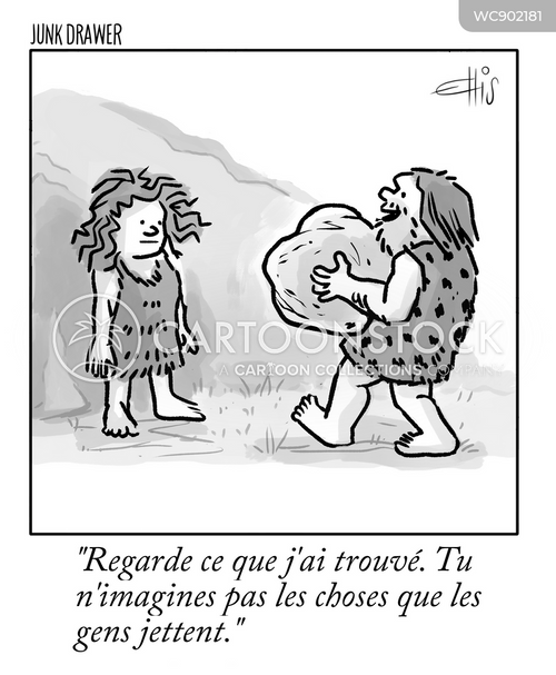 Dessins humoristique et caricaturés avec Collectionneur Compulsif