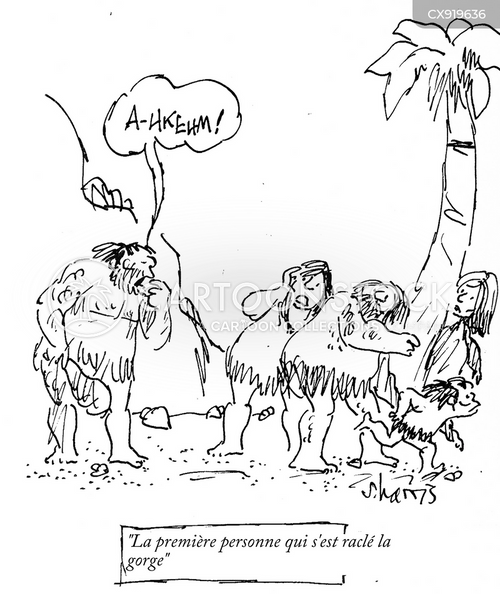 Dessins humoristique et caricaturés avec Raclages De Gorge