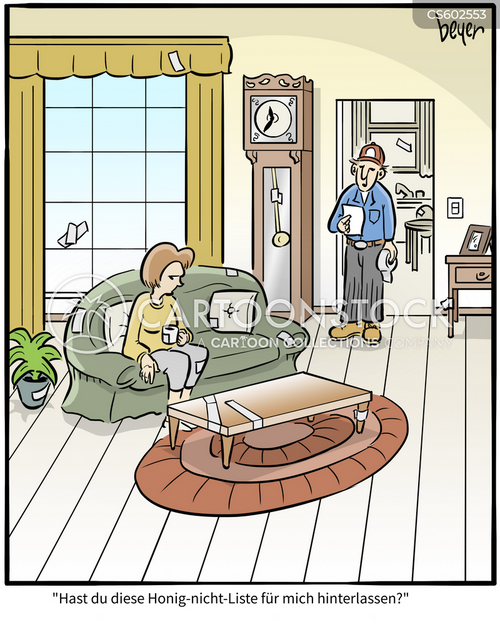 Cartoons und Karikaturen mit Honig-do-listen