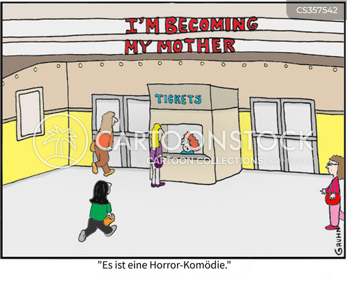 Cartoons und Karikaturen mit Horror-humor