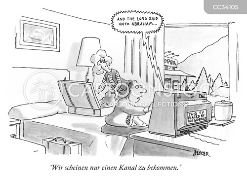 Cartoons und Karikaturen mit Ein Kanal