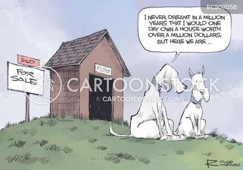 Inflated Home Values Cartoons and Comics - funny pictures from CartoonStock