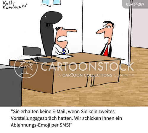 Cartoons und Karikaturen mit Ablehnung