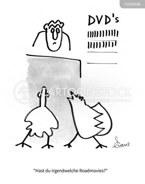 Cartoons und Karikaturen mit Roadmovie