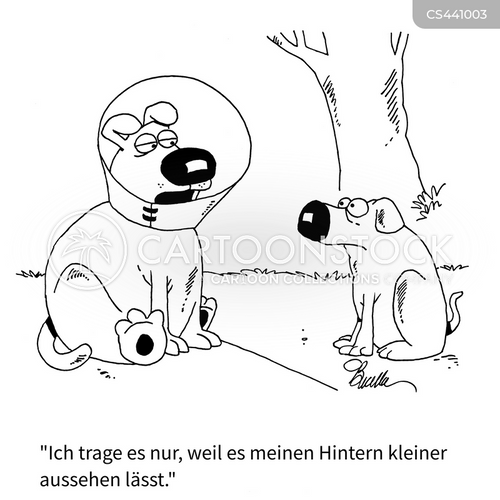 Dicker Hund Cartoon