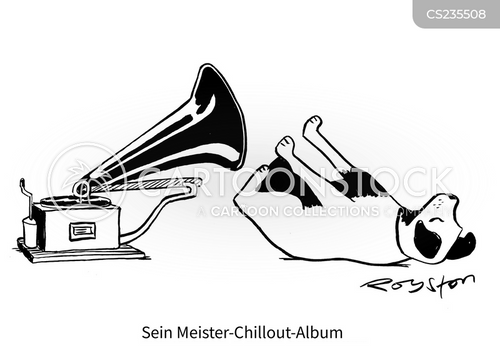 Cartoons und Karikaturen mit Chill-out