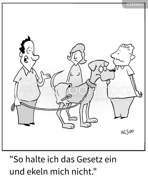 Cartoons und Karikaturen mit Comic-hund