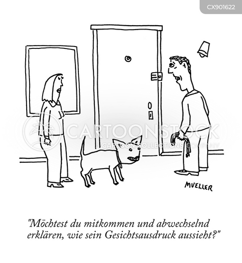 Cartoons und Karikaturen mit Neugierig
