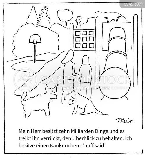 Cartoons und Karikaturen mit Besitzt