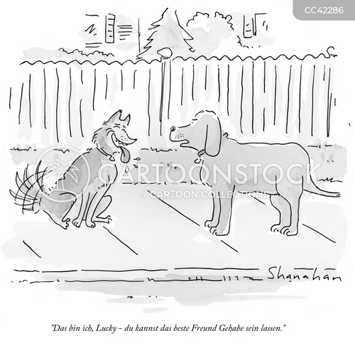 Cartoons und Karikaturen mit Akt