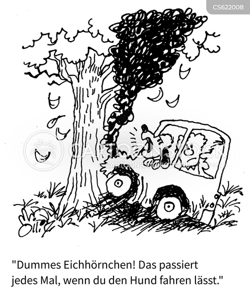 Cartoons und Karikaturen mit Hund