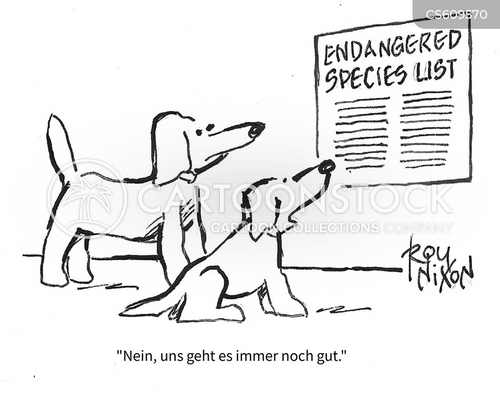 Cartoons und Karikaturen mit Artenliste
