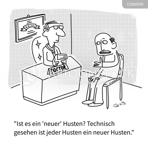 Cartoons und Karikaturen mit Neue Husten