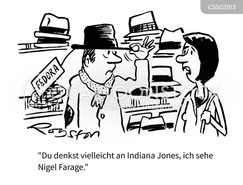 Cartoons und Karikaturen mit Trilby-hut