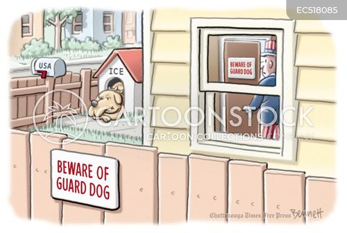 Immigration And Customs Enforcement Agency Cartoons and Comics - funny ...