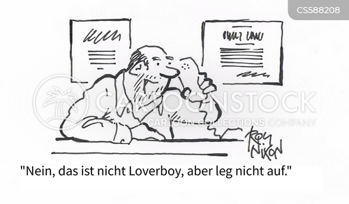 Cartoons und Karikaturen mit Loverboy