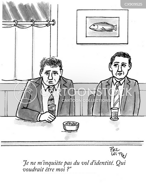 Dessins humoristique et caricaturés avec Document D'identification